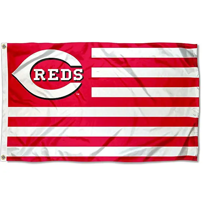 Cincinnati Reds Double Sided Garden Flag,12.5" X 18" In Size With Top ...