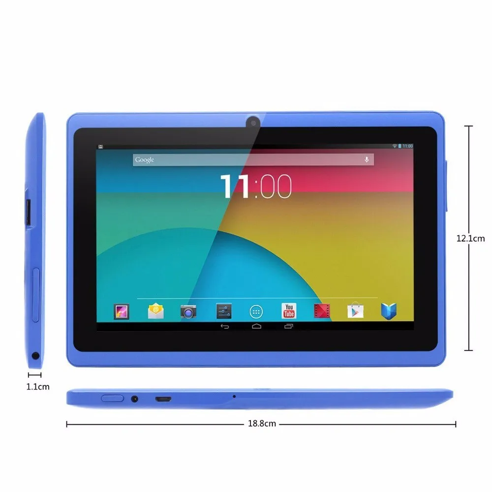 7 Inch Android Tablet PC Q88 - Quad Core 8GB with Camera