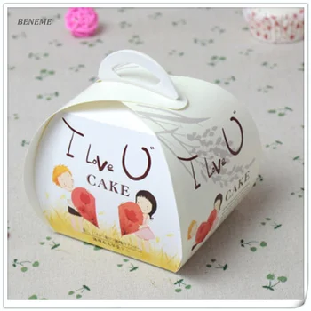Singular Mini Packaging Eco-friendly Paper Cake Boxes Wholesale Cupcake ...