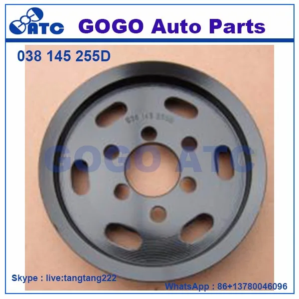 Power Steering Pump V-belt Pulley Oem 038145255d,038 145 255d,038 145 ...
