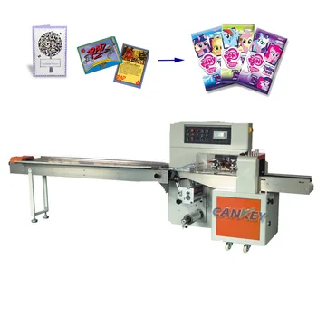 150 Bags/min Automatic Greeting Cards Packaging Trading Card Packing ...