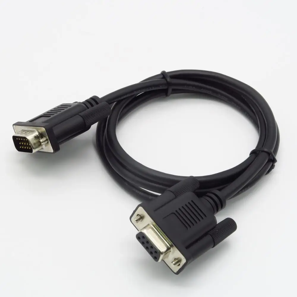 Oem Vga Dsub To D-sub 15p 15 Pin Male To 9p 9pin Female Round Hd Cable ...