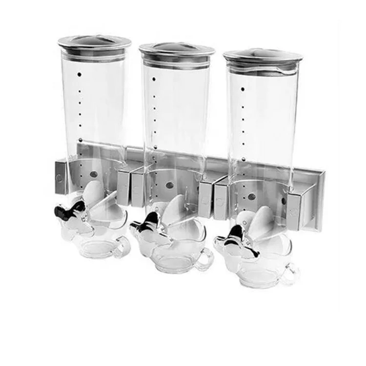 Wall Mounted Triple Cereal Bulk Nuts Dispenser - Buy Bulk Nuts ...