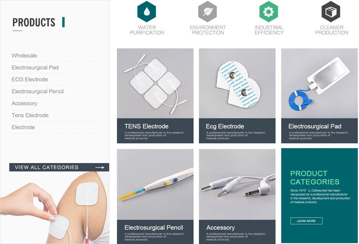 Shanghai Cathay Manufacturing Corp. - tens electrodes, electrosurgical pad