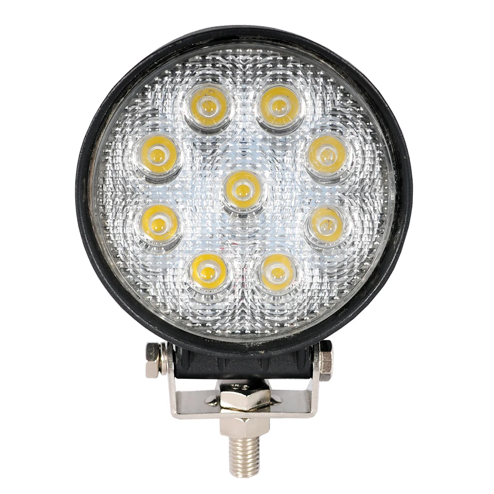 Round 4inch 27w 24 Volt Led Machine Work Light - Buy Led Mechanic Work ...