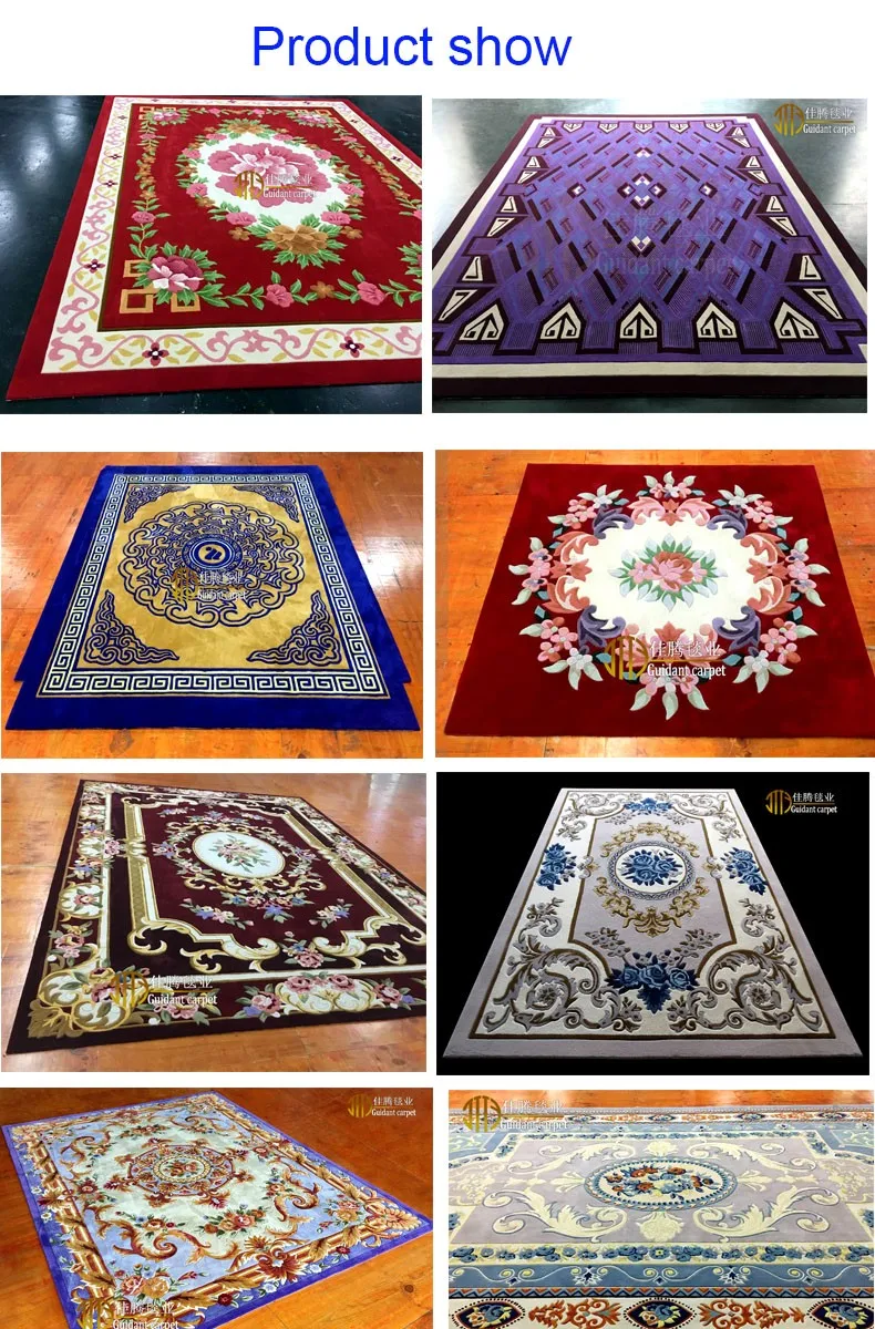 Hand Tufted Wool Loop Bed Room Carpet Hotel with Custom Design From ...