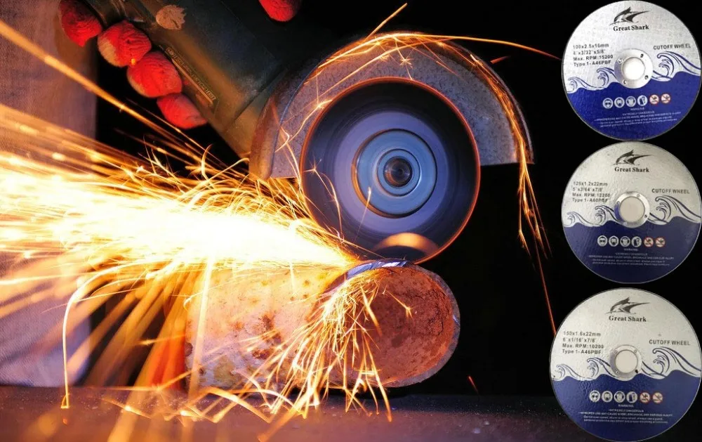 6 Inch 150x6x22mm Abrasive Cutting Grinding Wheel En12413 For ...