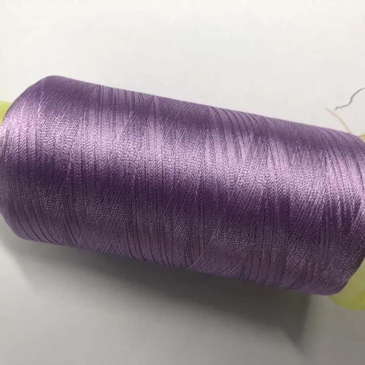 Custom Viscose Rayon Black Light 120/2 Embroidery Bobbin Thread for ...
