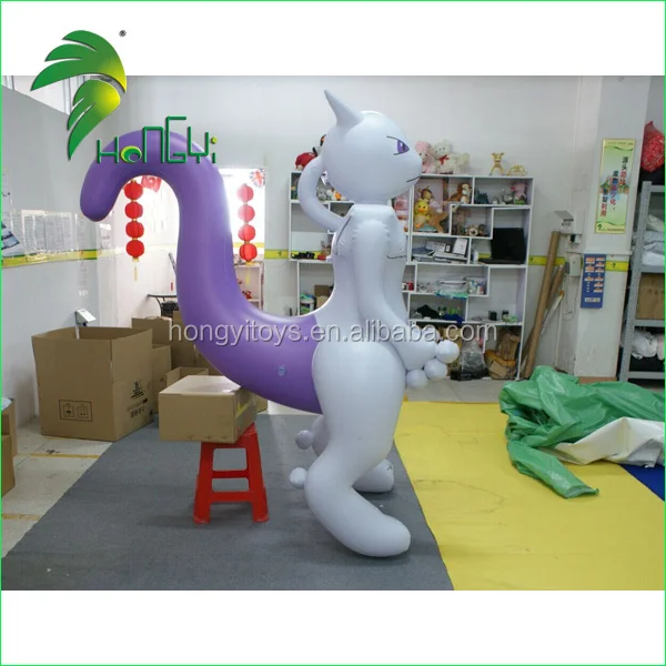 Custom Made Hongyi Inflatable Pokemon Mewtwo Toy for Sale