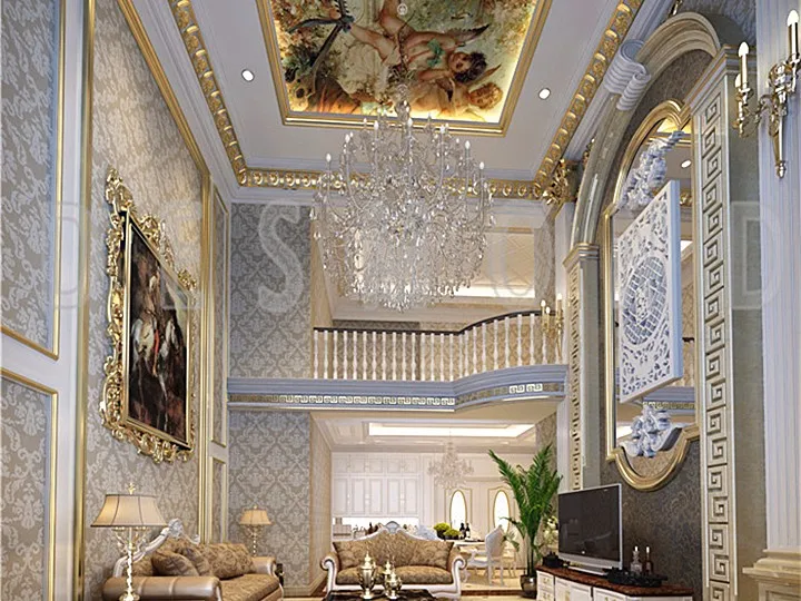 Luxury PU Fall Ceiling Design Interior - Waterproof & Stylish