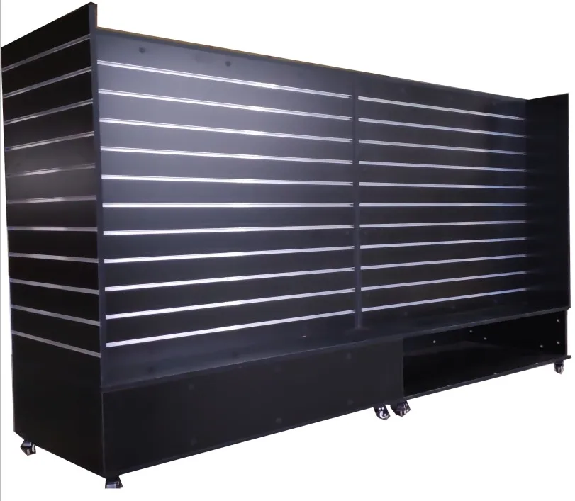 H Shape Gondola - Retail Display with Wheels for Supermarket Slatwall