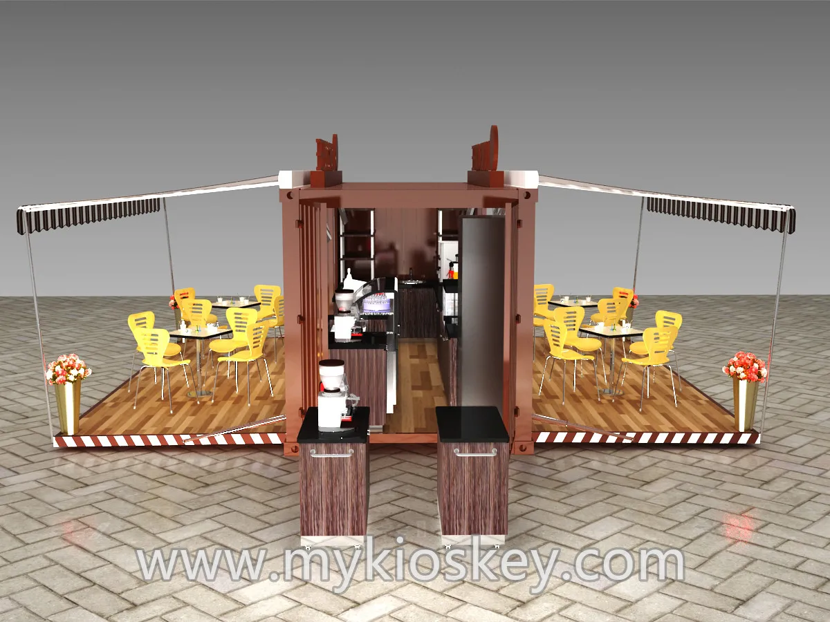Custom Coffee Shop Container Design - Modern & Fashionable