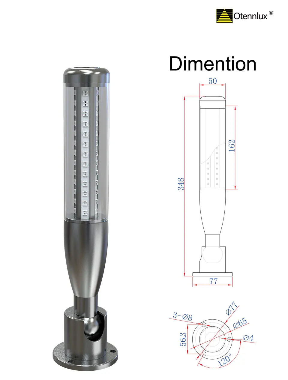 3 Layers Signal Tower Light Beacon Flashing Lights CNC Machine Warning ...