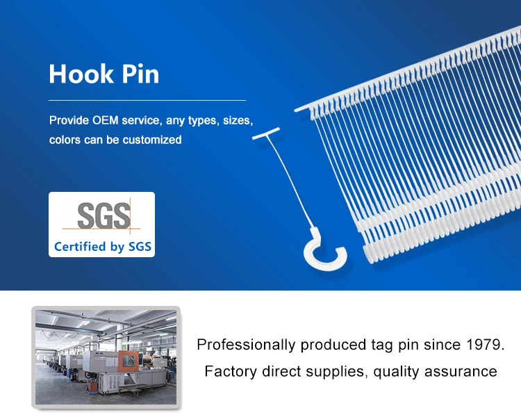 Plastic J Hook Tag Pin - Versatile and Durable Solutions