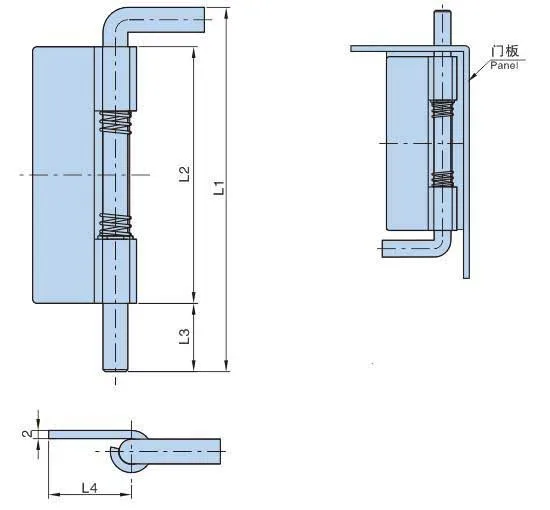 Yh9341 Metal Spring Loaded Concealed Pin Hinges For Door Cabinet - Buy ...