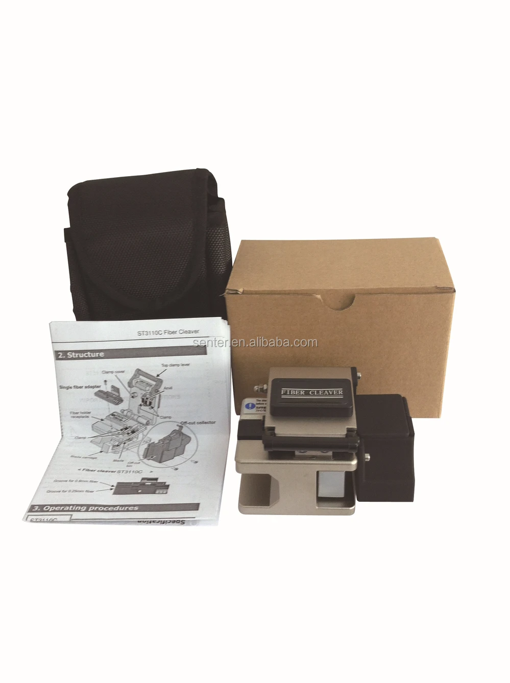 ST3110C FTTH kepersisan tinggi peralatan, Cleaver Fiber optik, pemotong ...