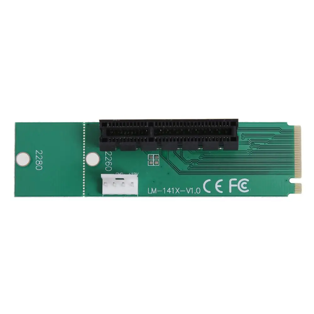 M2 To Pci-e 4x Slot Card Adapter Ngff (m.2) M Key Male To Pci Express X4 Slot Converter With ...