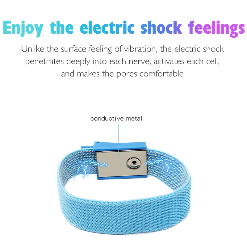Electric Shock Penis Rings Electrical Stimulation Penis Sleeve Electro ...