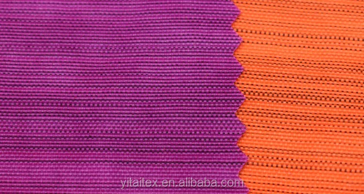 420d Yarn Dyed Wash Crinkle Nylon Fabric with PU Coated