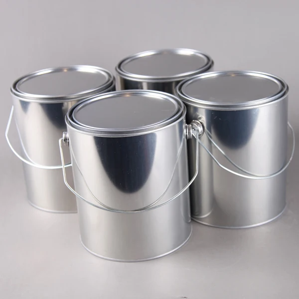 1 Gallon 3.7l Printing Ink Tin Can With Plastic Handle,Paint Primer ...
