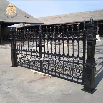Cast Iron/wrought Iron 4x4 Fence Posts Metal Fence Ntif-022s - Buy 4x4 ...
