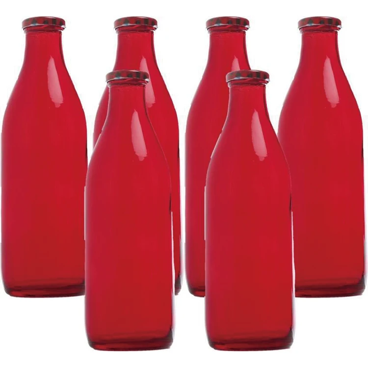 1L 1 Liter Glazen Melk Fles Custom Glas Melk Flessen 1000Ml| Alibaba.com