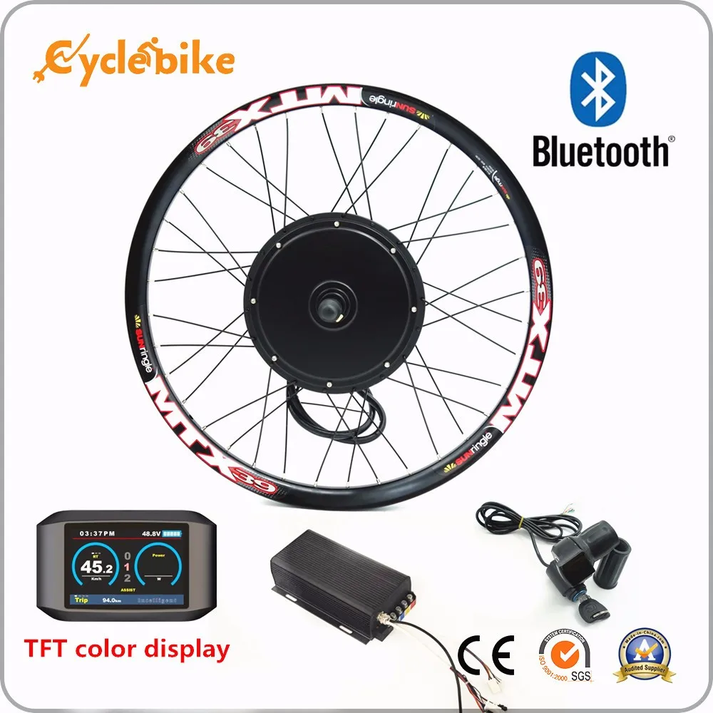 High Speed Electric Bike Kit 3000w Watt Hub Moto Ebike Kit Sabvoton ...