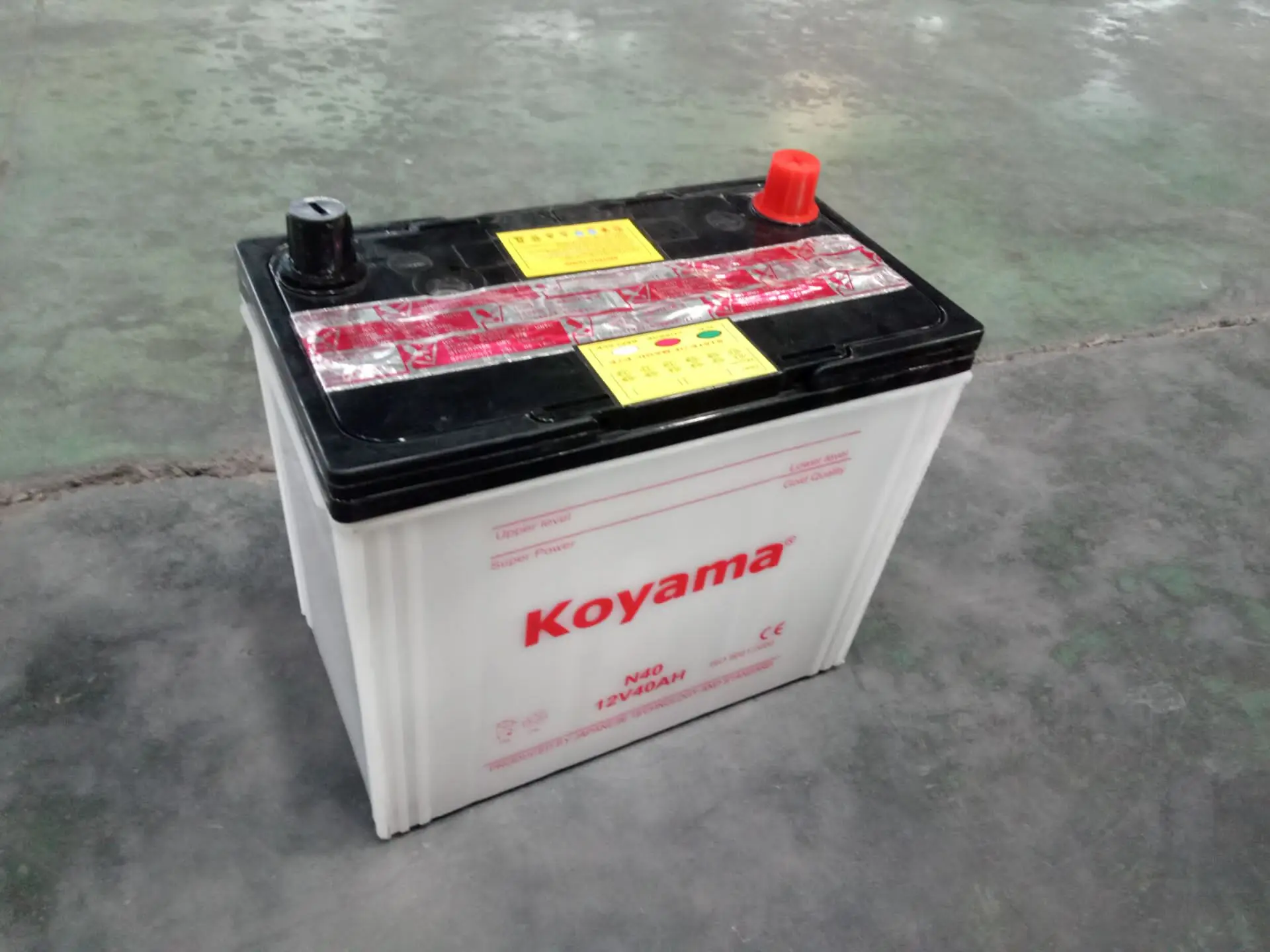 Flooded Acid Dry Charged Lead Acid N40 12v40ah Battery