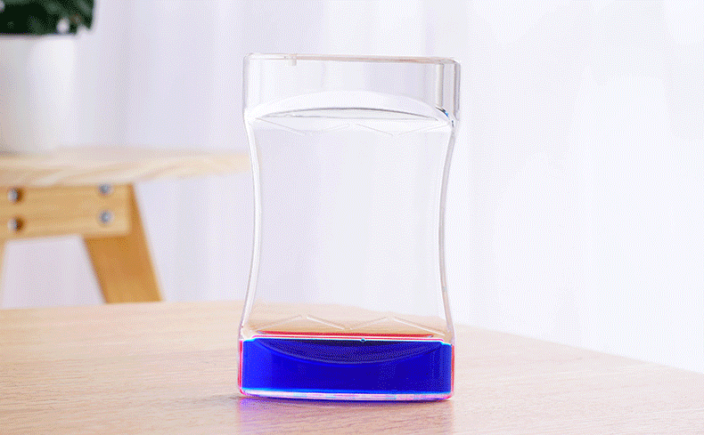 Acrylic Resin Floating Liquid Hourglass Liquid Sand Timer - Buy Unique ...