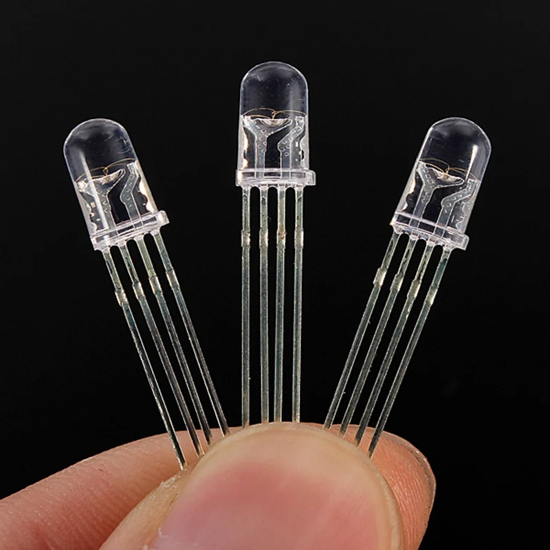 RGB LED Diodes 5mm Common Cathode - DIY Lighting Solutions