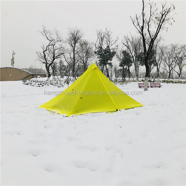 Ultralight Pyramid Snow Tent - CZX-245B for 2-3 Person Camping