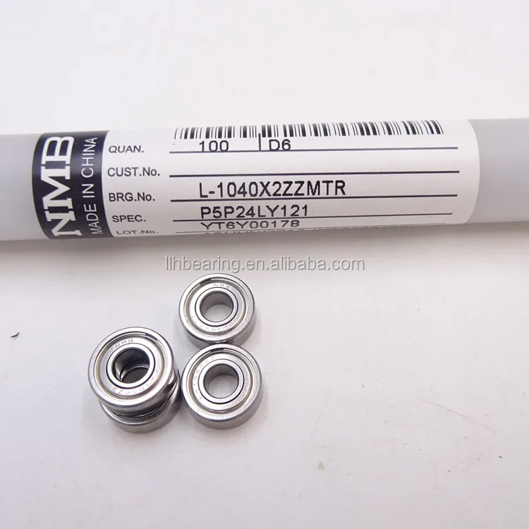Nmb Mr104zz L-1040zz Mini Deep Groove Radial Ball Bearings 4x10x4mm ...