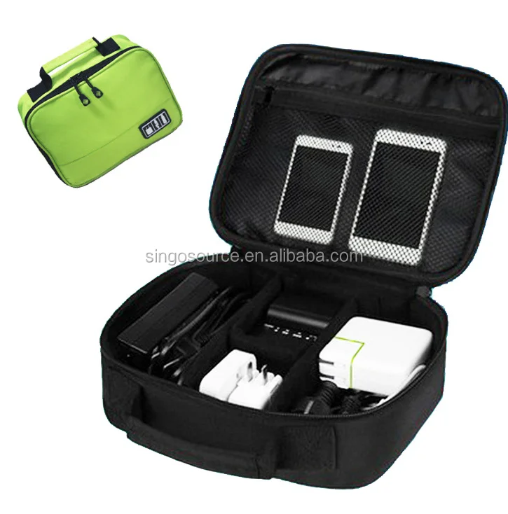 Polyester Portable Battery Charger Carry Case Holder Electronics ...