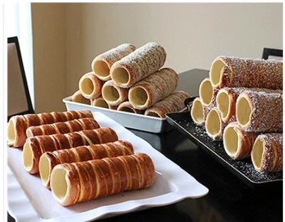 16 Sticks Top Selling Original Doughnut Cone Chimney Bread Machine ...