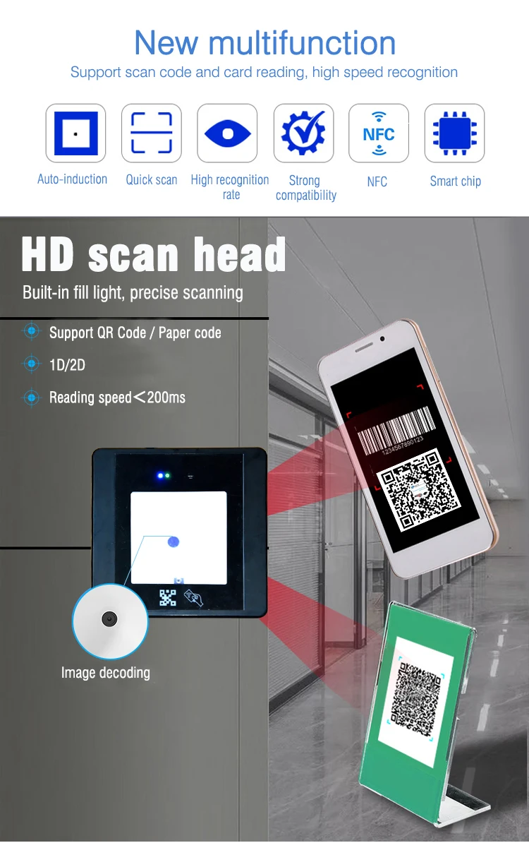 Wiegand Id Card Reader Qr Code Door Control Access Hm20 id Buy Qr Wiegand Id Card Reader Qr Code Door Control Access Hm20 id Buy Qr
