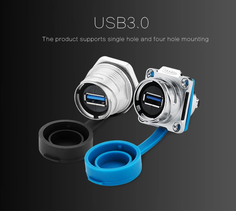 Cnlinko M24 Metal Shell Ip67 Waterproof Usb 3.0 Front Panel Connector ...