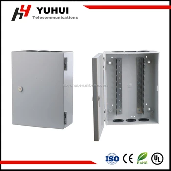 100 Pair Plastic Distribution Box Indoor Outdoor Telephone Distribution ...