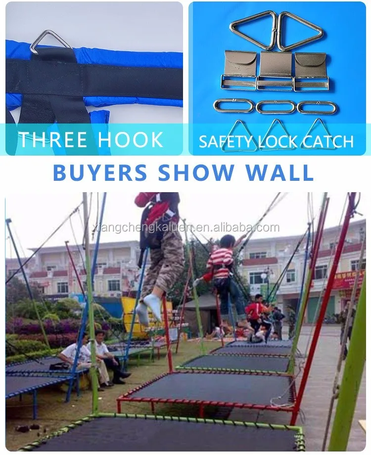 Kids 3-Point Safety Trampoline Harness - Secure Bungee Jumping