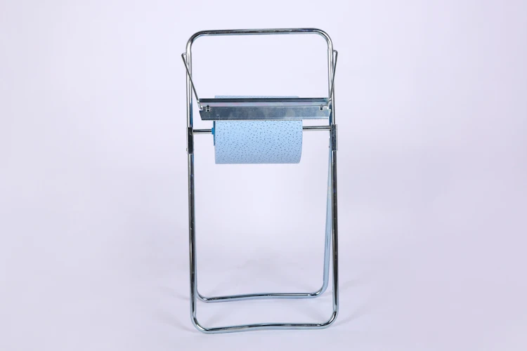 Galvanized Steel Industrial Floor Stand Paper Roll Dispensers Wiping ...