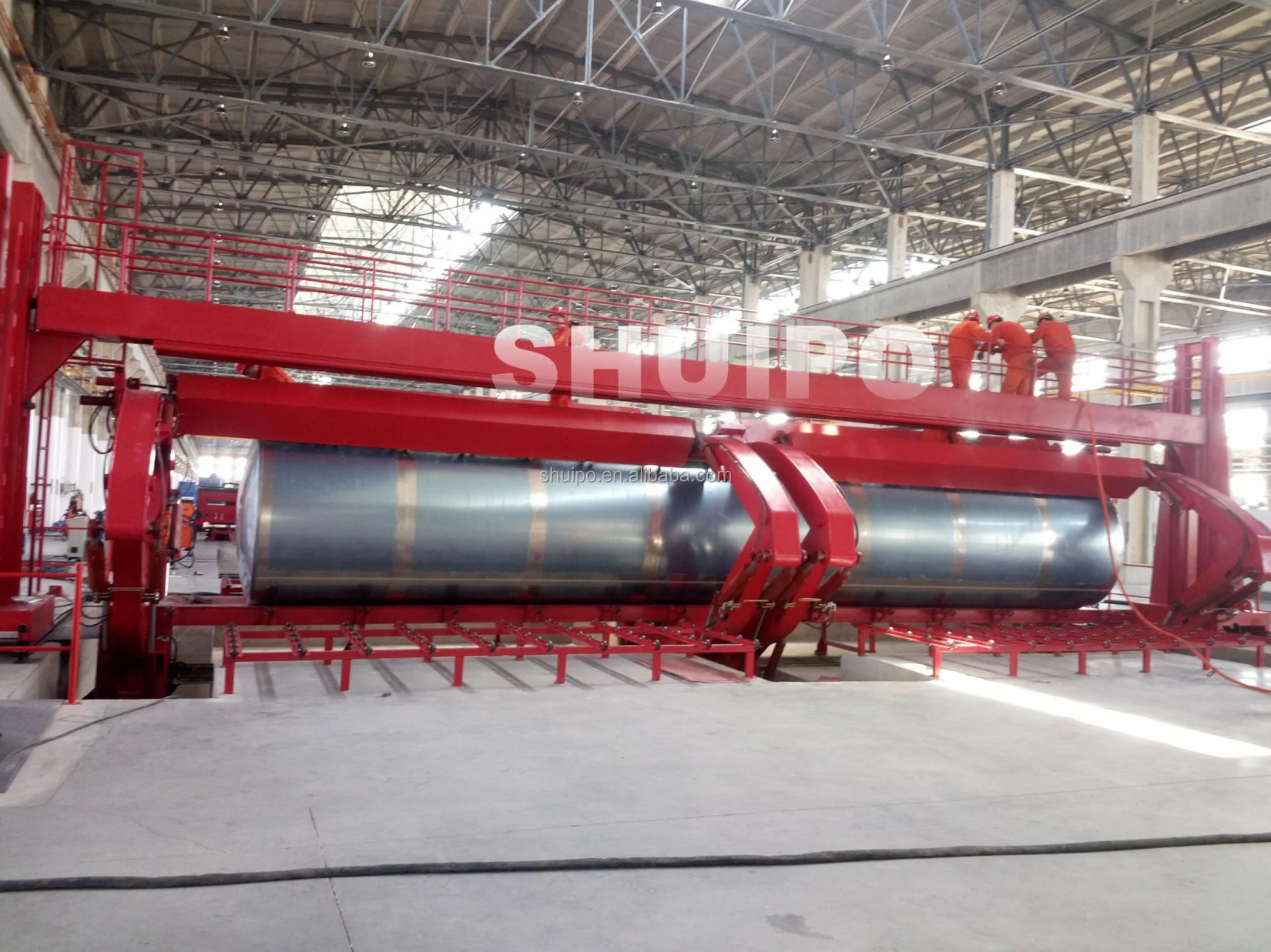 Tank Wrapping Machine/plate Roller/intelligent Tank Rolling Machine ...