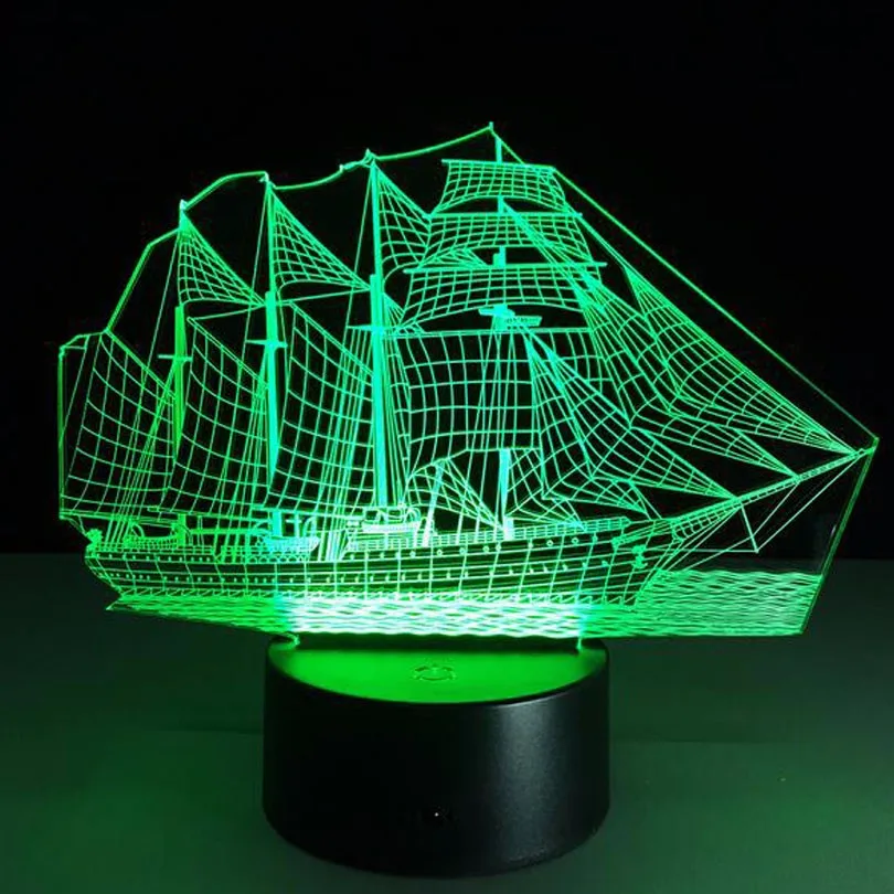 Stl New 3d Lights 3d Led Night Light Acrylic Colorful Gradient ...