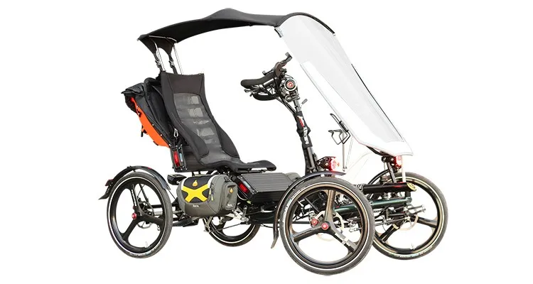 4x4 Off-road 500watt Mid Drive Motor Electric Fat Tyre Recumbent ...