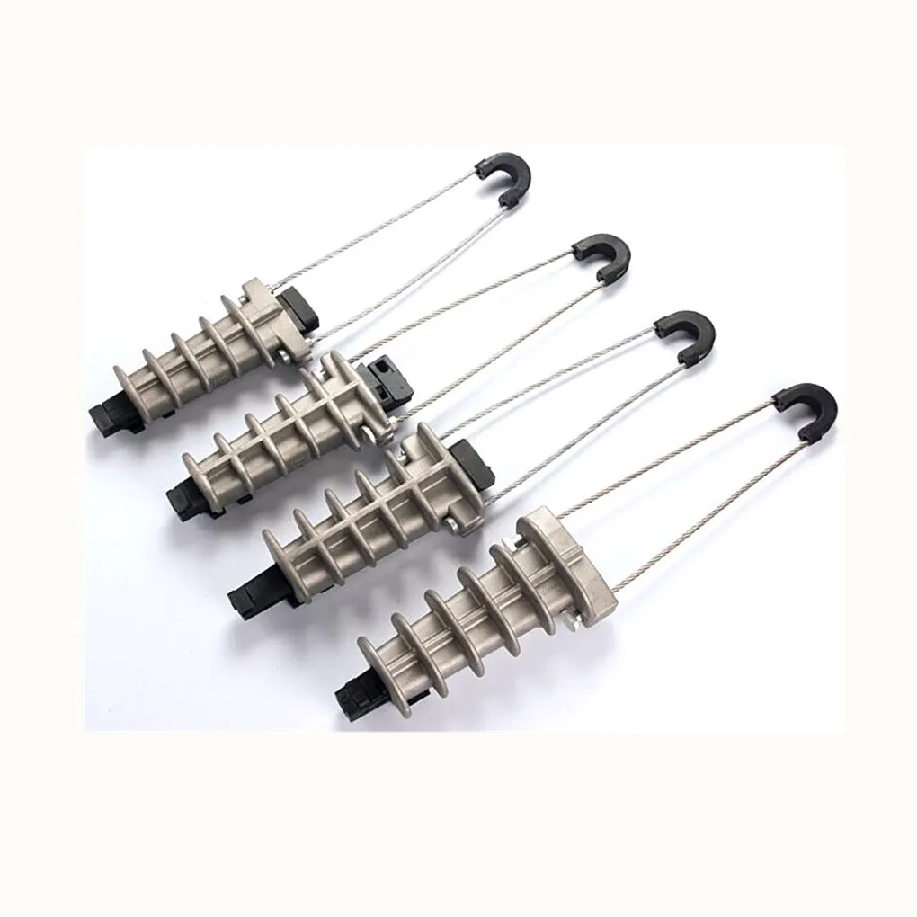 Aluminum Alloy Fiber Optic Cable Dead End Clamps - Heavy Duty