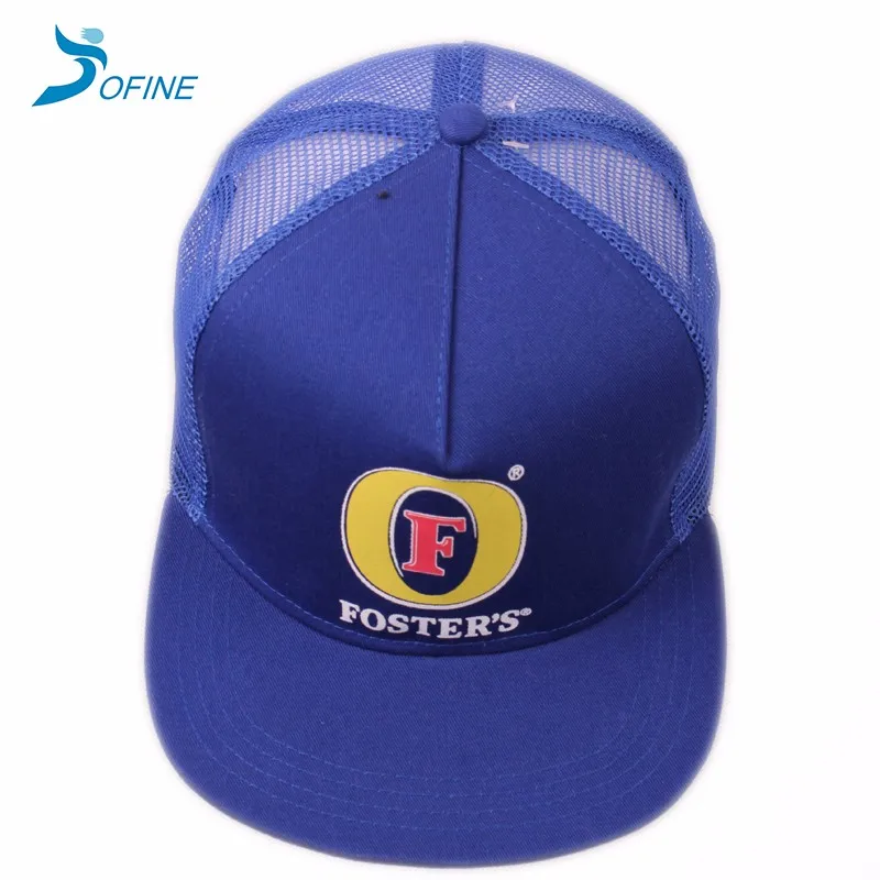 100% Cotton Woven Patch Trucker Caps For Promotion - Buy Cotton Mesh ...