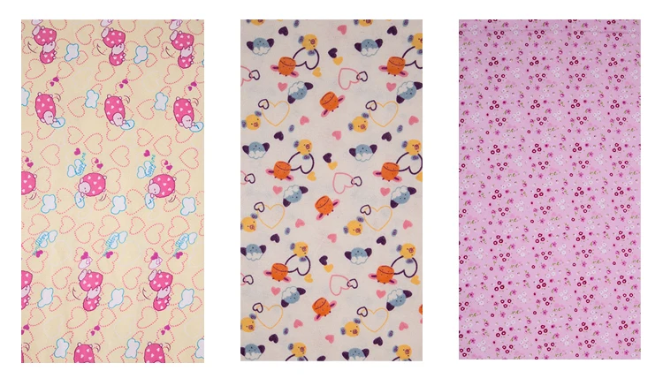 100 Cotton Flannel Fabric - Dyed Flannel in Various Colors