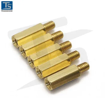 Male To Female Threaded Hex Pcb Spacer Hex Brass Standoff - Buy Brass ...
