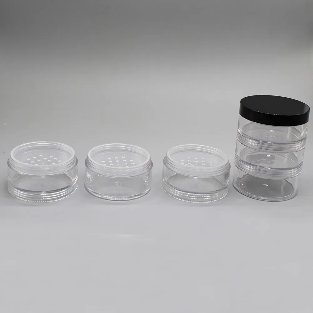 35g Loose Powder Jar with Sifter - Stackable & Customizable