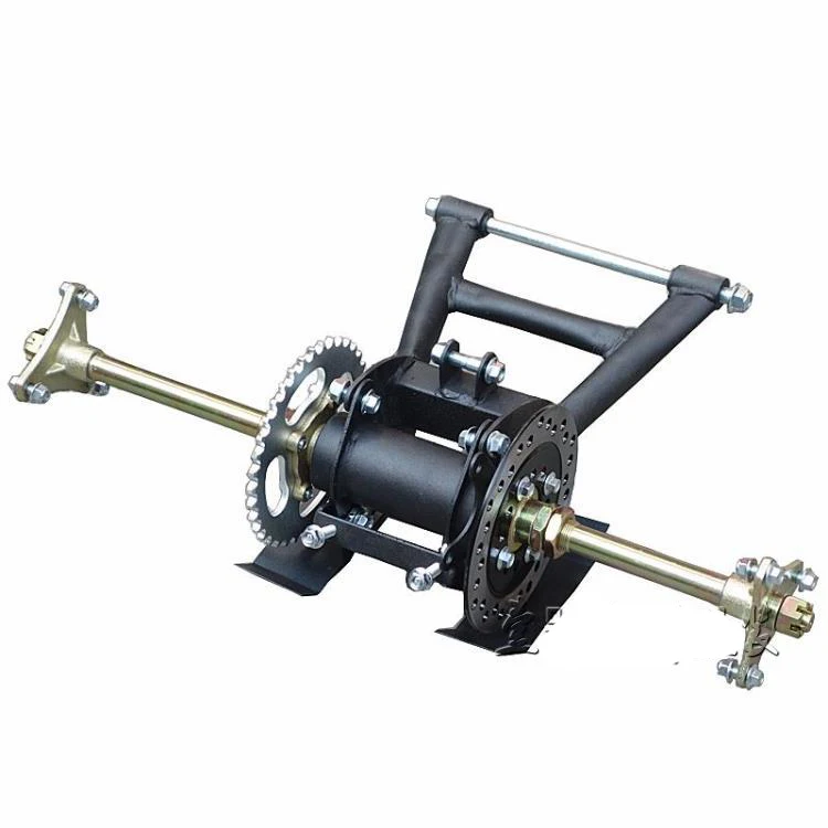 Essieu Arrière De 74cm Avec Fourche À Bras Oscillante,Pour Atv,Go Kart ...