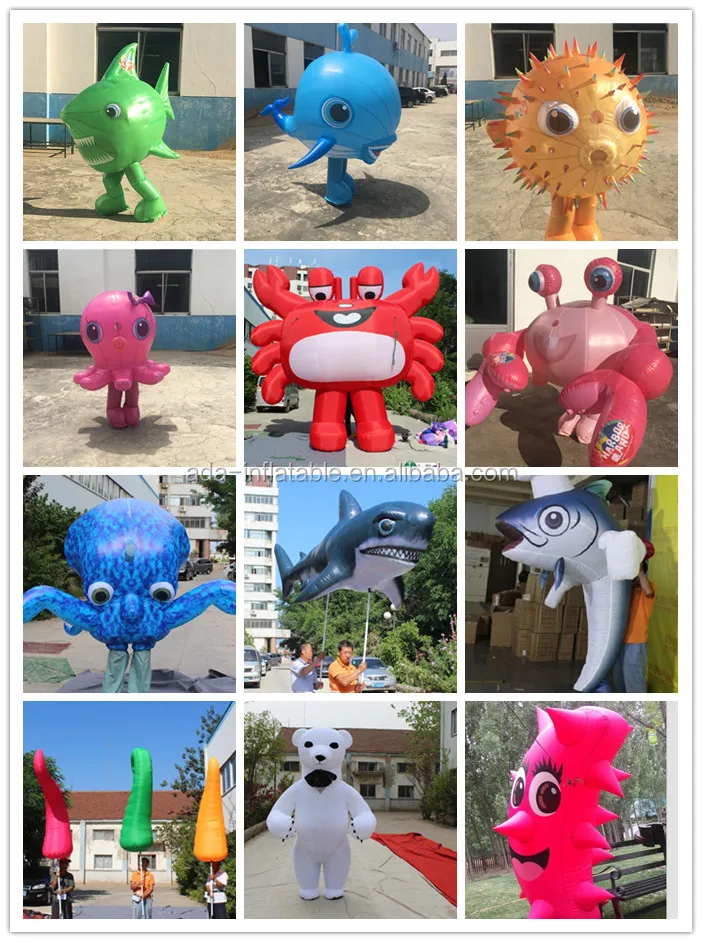 Advertising Inflatable Whale Customized Giant Inflatable Whale Costume ...