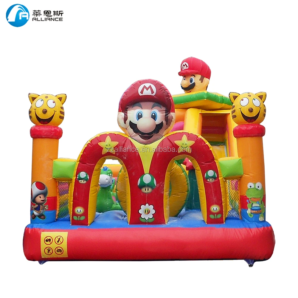 Small Inflatable Super Mario Slide - Fun for Kids!
